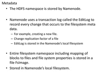 Hadoop data management | PPT
