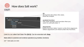 DeepSea: Deployment and Management of Ceph with Salt - Joshua Schmid | PPT