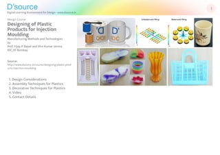 04 designing-plastic-products-injection-moulding | PDF