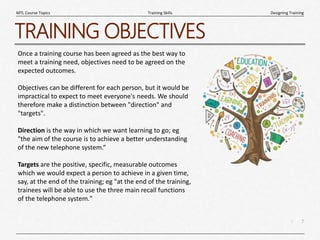 Designing Training | PPT