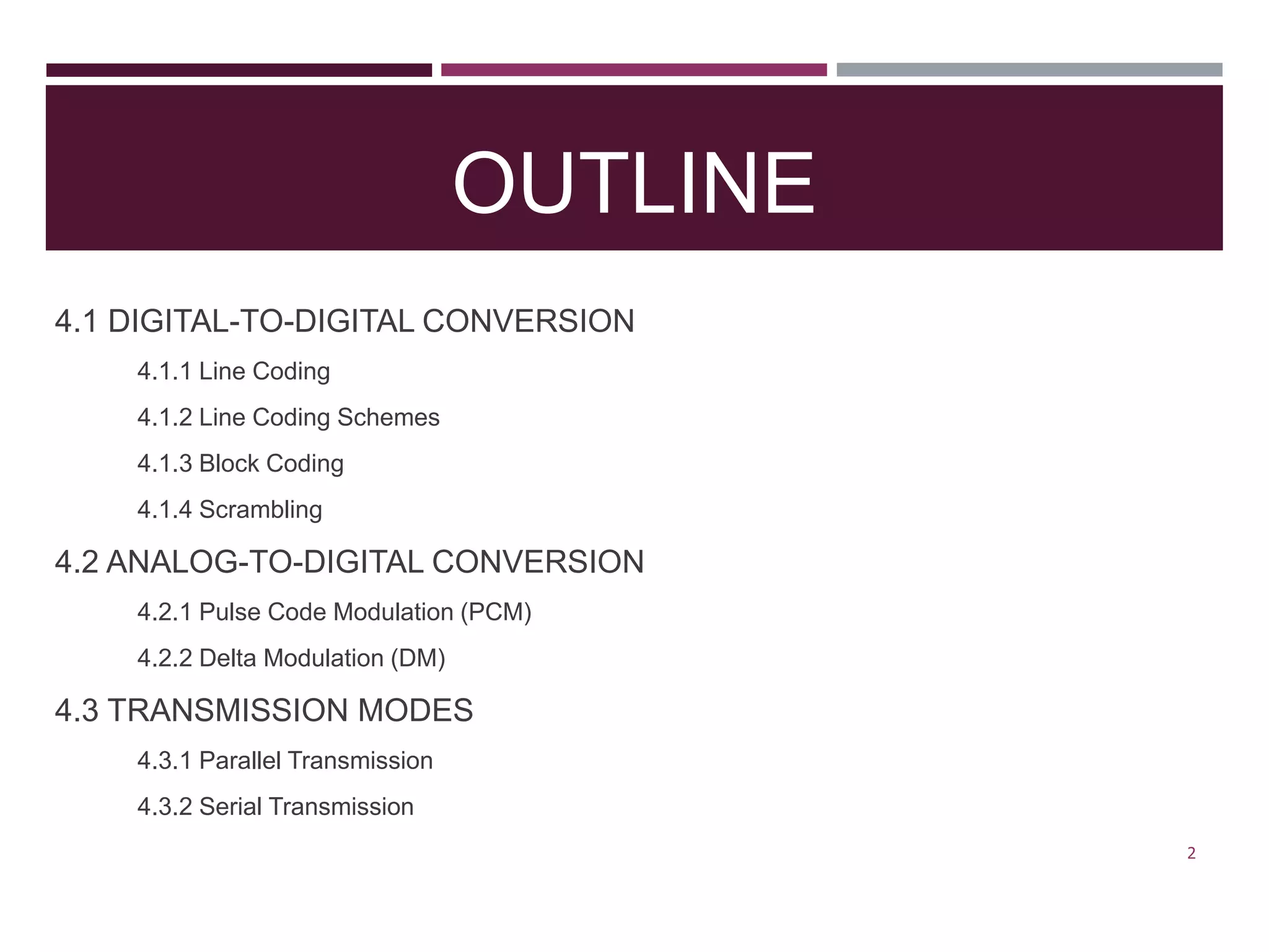 04 digital transmission | PPTX