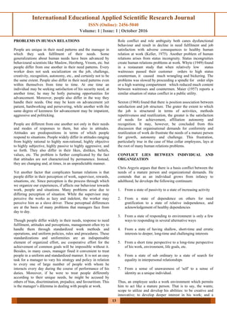 DEALING WITH PEOPLE AT WORK: THE MANAGER’S DILEMMA | PDF