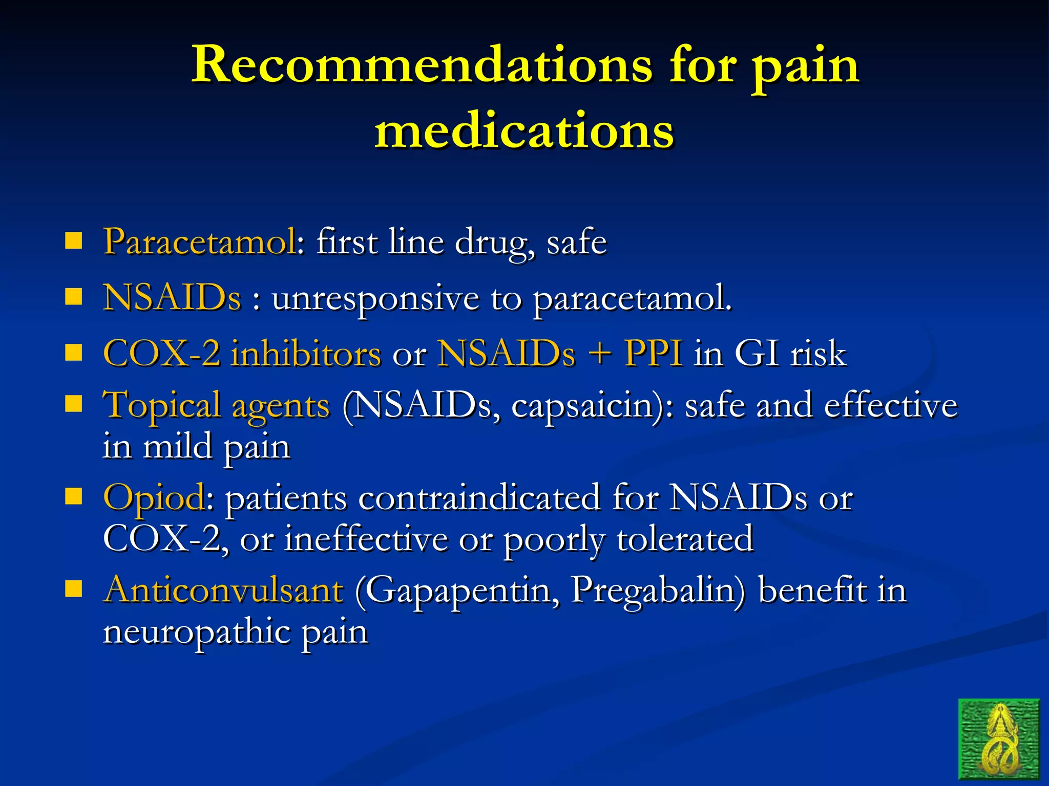 ortho 04 drugs in orthopaedic (principle & common use) | PPT