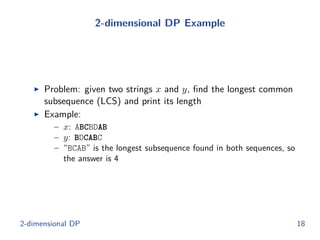 Dynamic programming | PPT