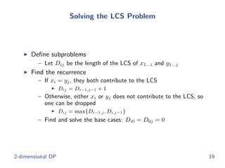 Dynamic programming | PPT