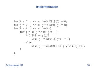 Dynamic programming | PPT