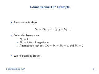 Dynamic programming | PPT