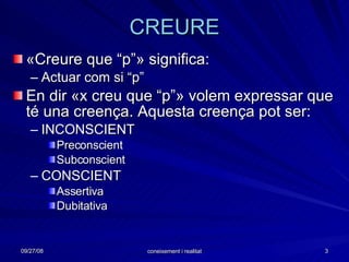 04 El Coneixement | PPT