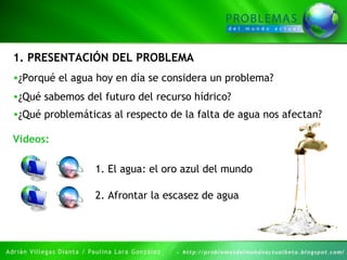 04 - El Problema del Agua | PPT