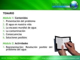 04 - El Problema del Agua | PPT