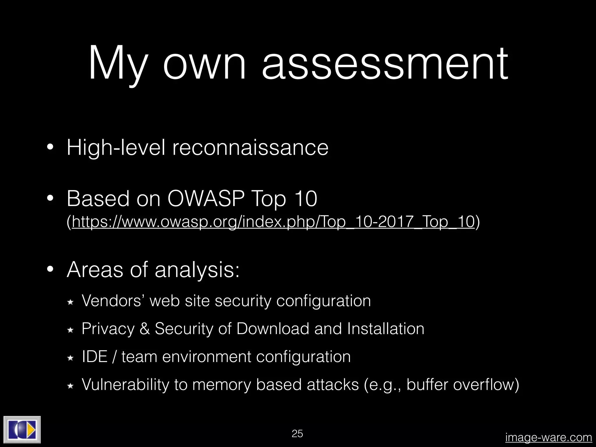 Smalltalk Security Landscape | PPT