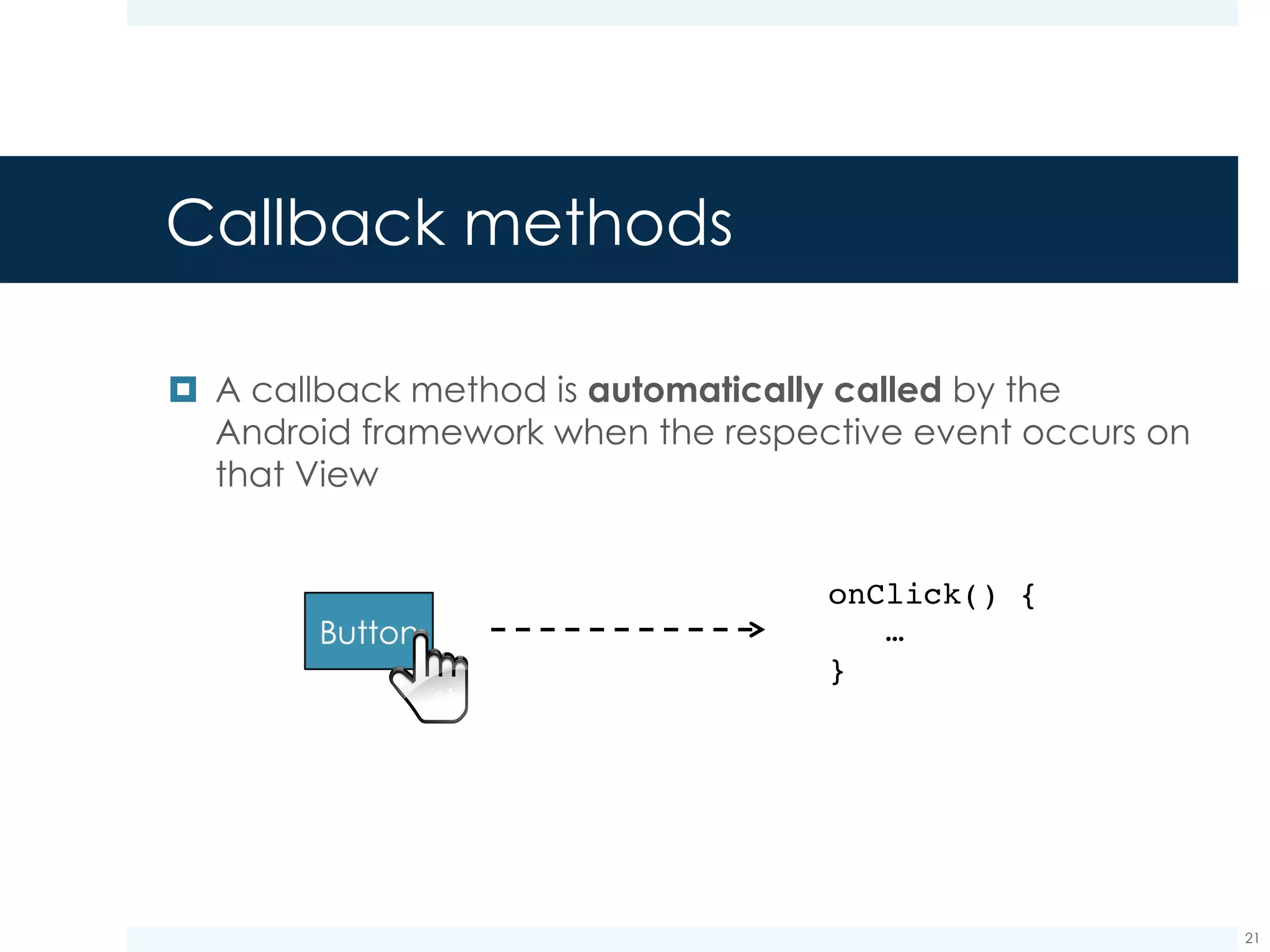 Events and Listeners in Android | PDF
