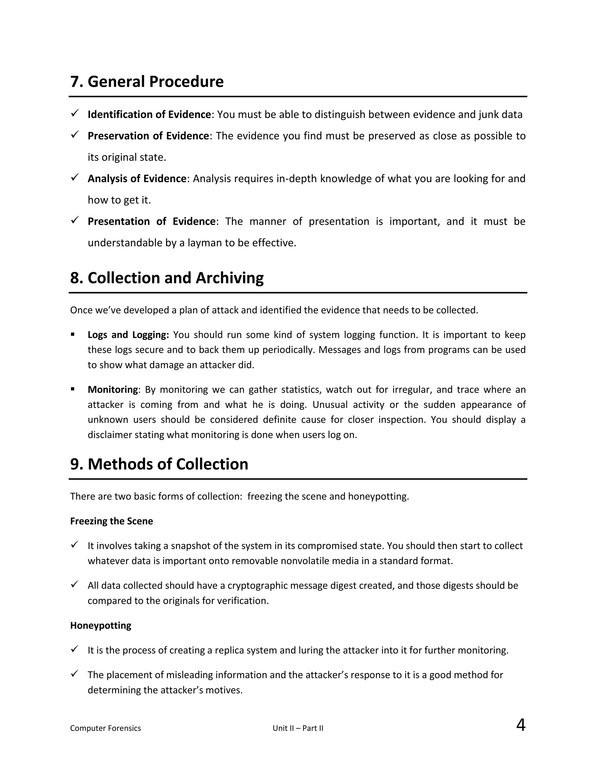 04 Evidence Collection and Data Seizure - Notes | PDF