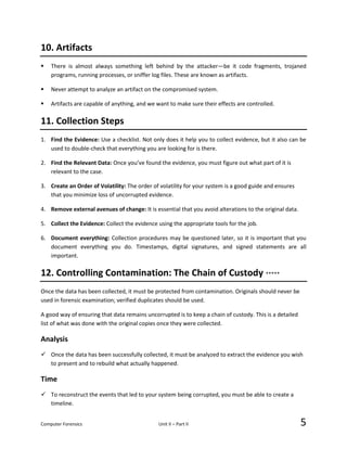 04 Evidence Collection and Data Seizure - Notes | PDF