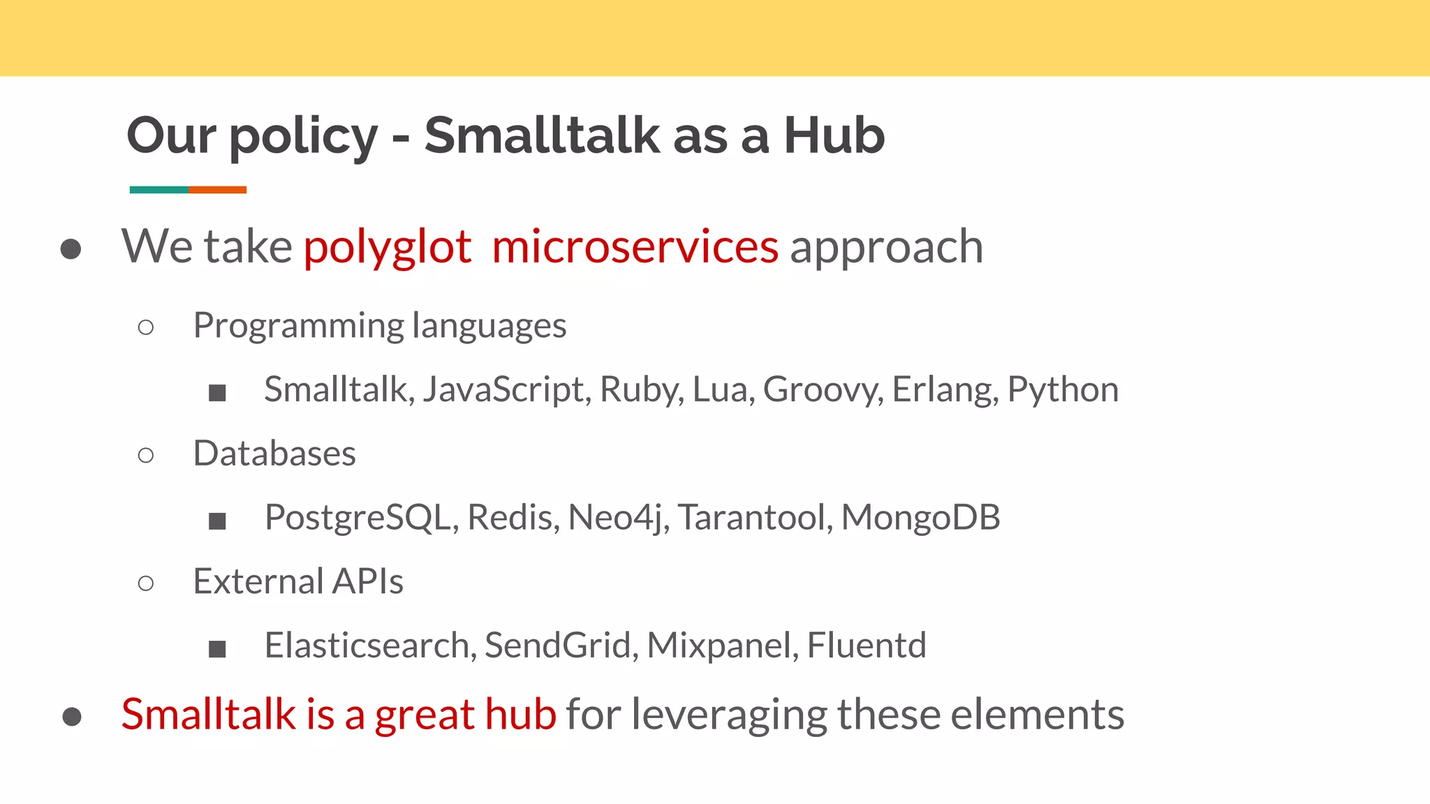 Evolving ALLSTOCKER: Agile increments with Pharo Smalltalk | PPT