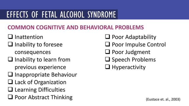 Fetal Alcohol Syndrome | PPT