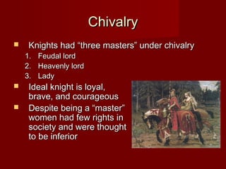 04 feudalism and manor system | PPT
