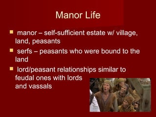 04 feudalism and manor system | PPT