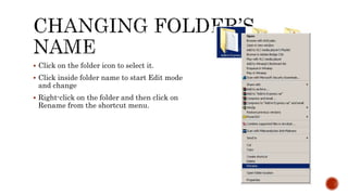 Files and Folders in Windows 7 | PPT
