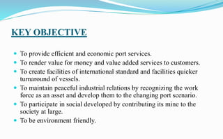 TRAFFIC MANAGEMENT AT KANDLA PORT | PPTX