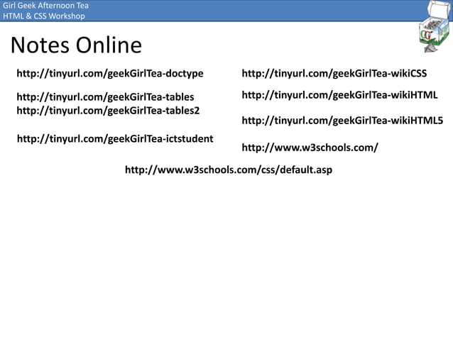 Html And Css Workshop Ppt