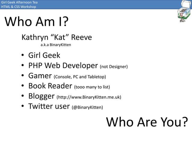 HTML and CSS workshop | PPT