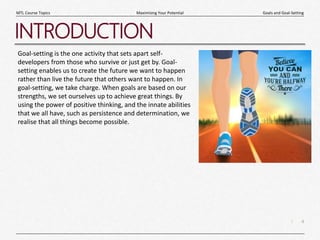 Goals and Goal-Setting | PPTX | Freelance Writing | Content Production