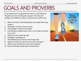 Goals and Goal-Setting | PPTX | Freelance Writing | Content Production