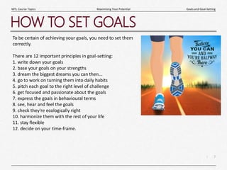 Goals and Goal-Setting | PPTX | Freelance Writing | Content Production