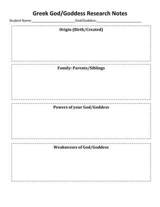 04 Greek Mythology Project | DOCX | Hinduism | Religion & Spirituality