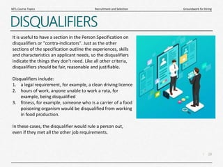 Groundwork for Hiring | PPT