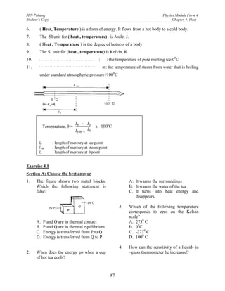 SPM PHYSICS FORM 4 heat | PDF