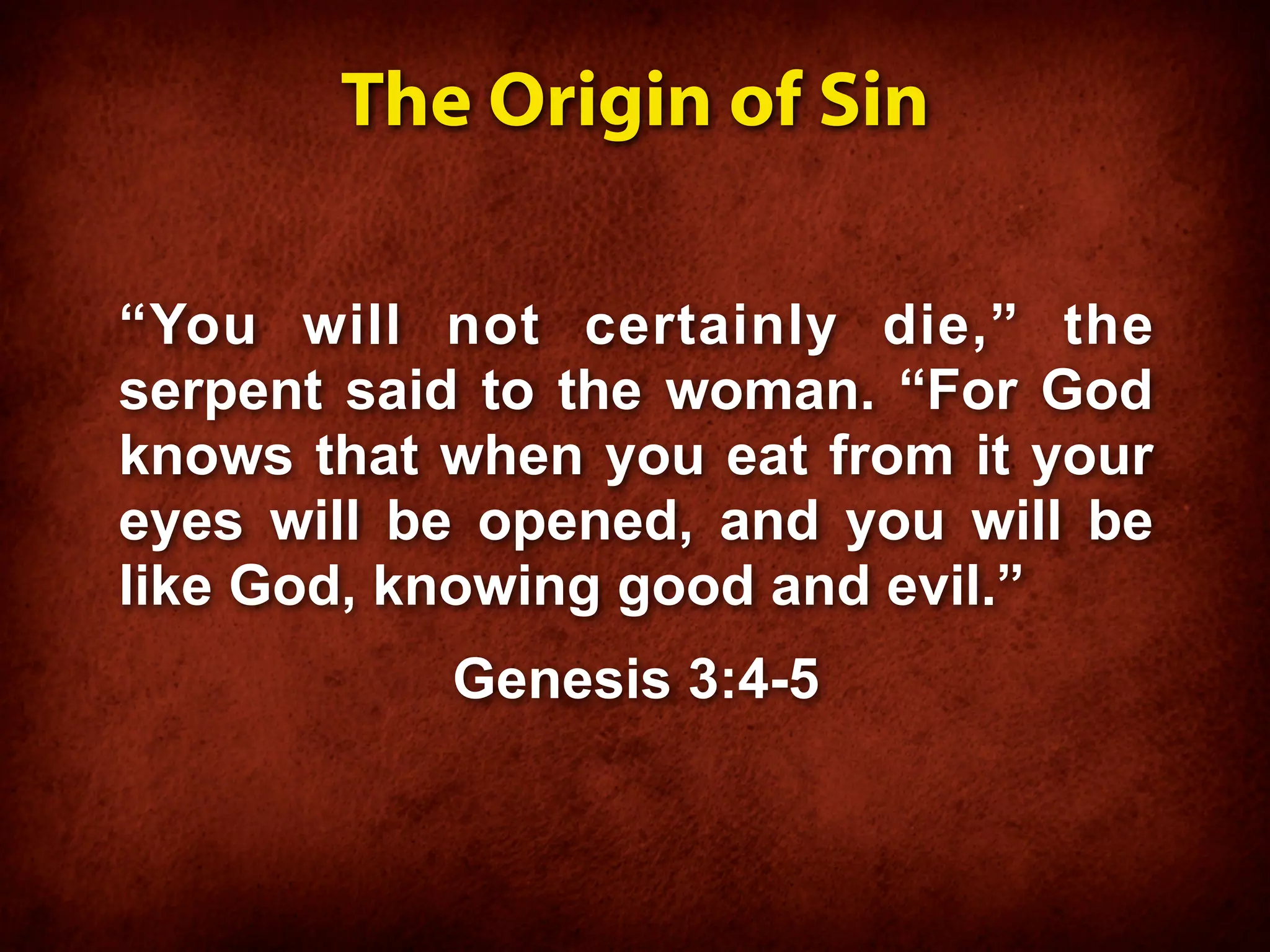 04. How Does Sin Begin? | PDF
