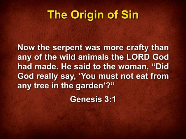 04. How Does Sin Begin? | PPT