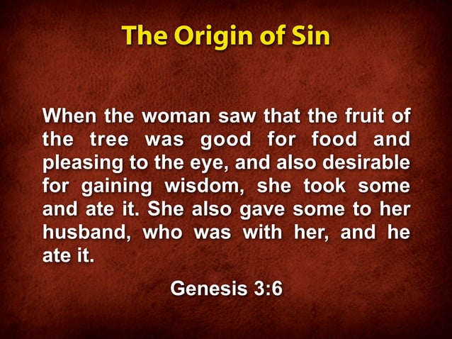 04. How Does Sin Begin? | PPT