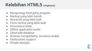 Pemrograman Web - HTML5 | PDF