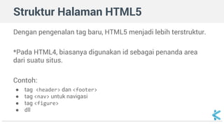 Pemrograman Web - HTML5 | PDF