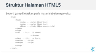 Pemrograman Web - HTML5 | PDF