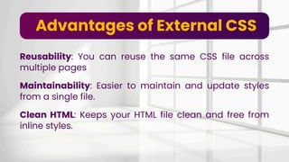 Styling and Navigation with HTML and CSS | PDF