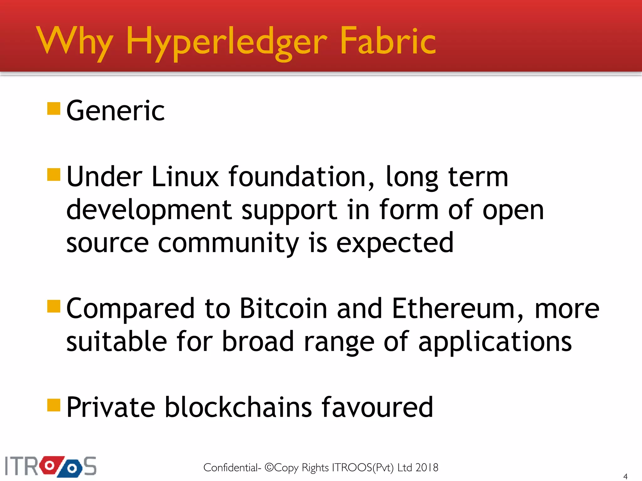 04 - Blockchain Technology - Hyperledger Fabric | PPT | Free Download