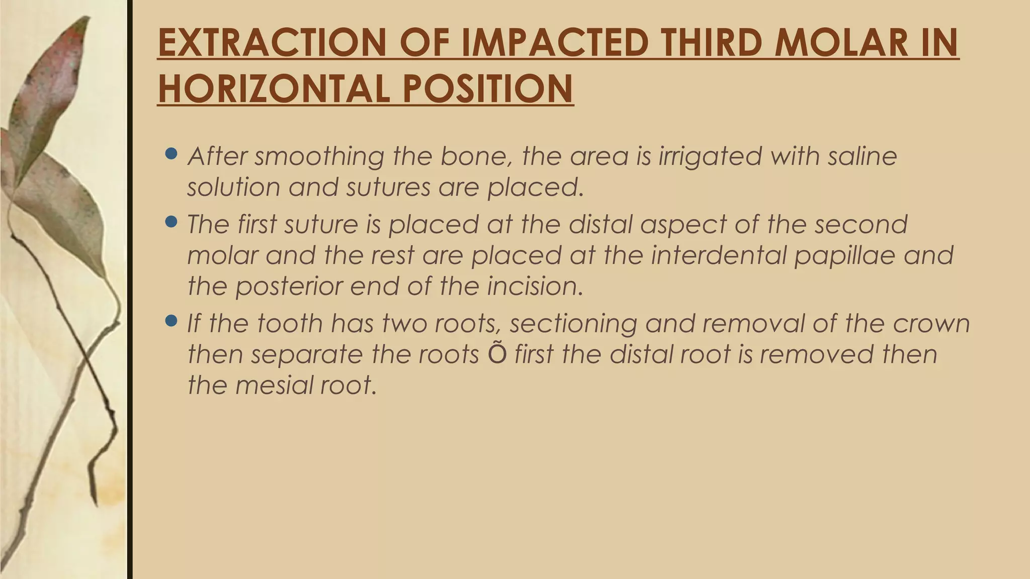 Surgical removal of Impacted teeth | PPT