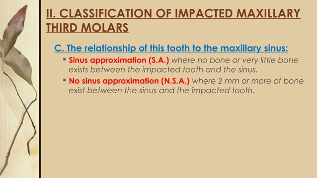 Surgical removal of Impacted teeth | PPT