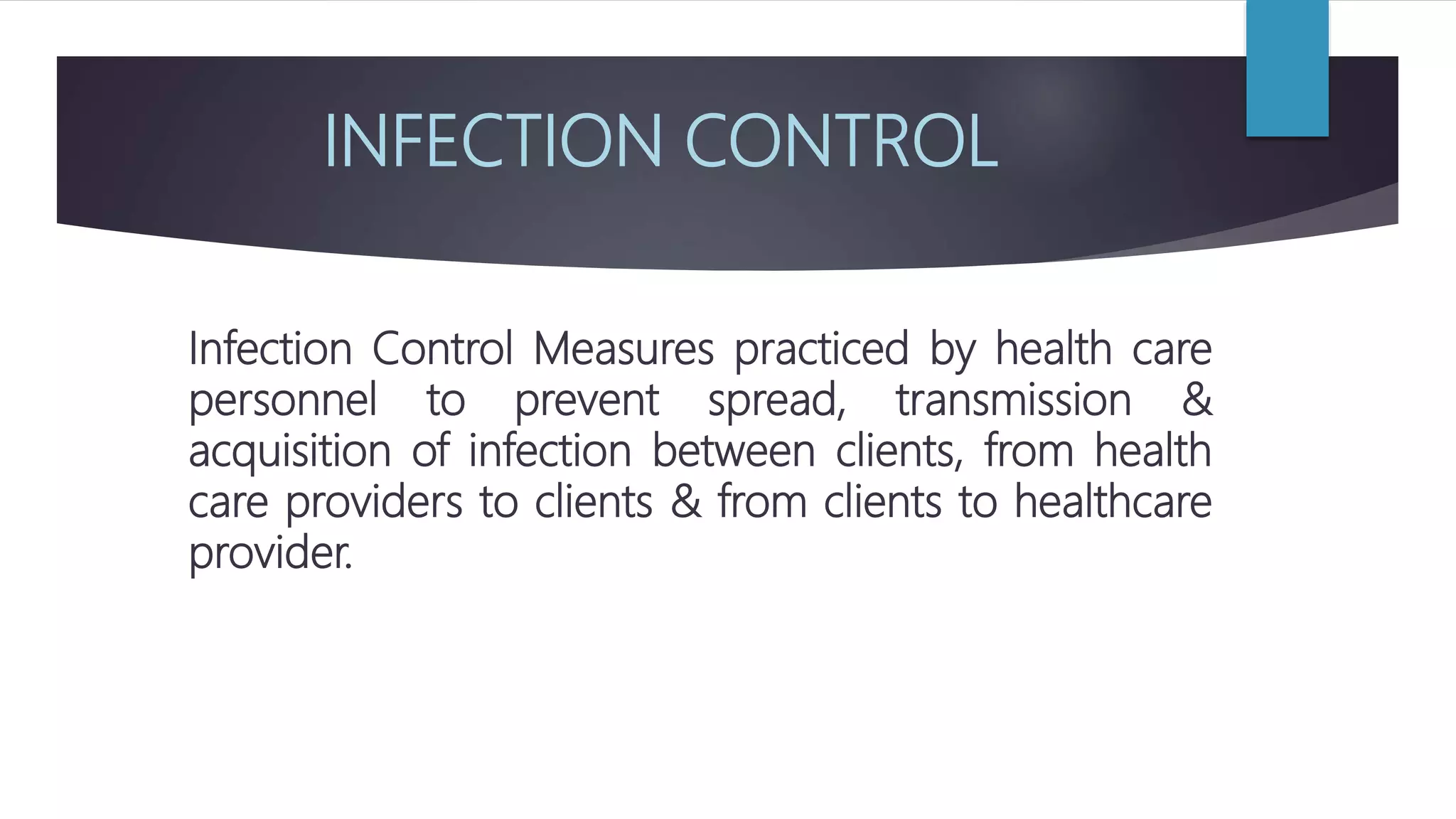 04 infection prevention and control | PPTX