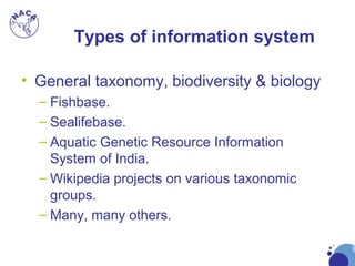 Information systems on fish and marine genetic resources | PPT