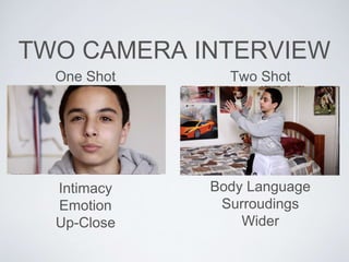 People & Story Class 4: Lighting and Interviewing | PPT