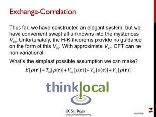 NANO266 - Lecture 4 - Introduction to DFT | PDF