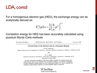 NANO266 - Lecture 4 - Introduction to DFT | PDF