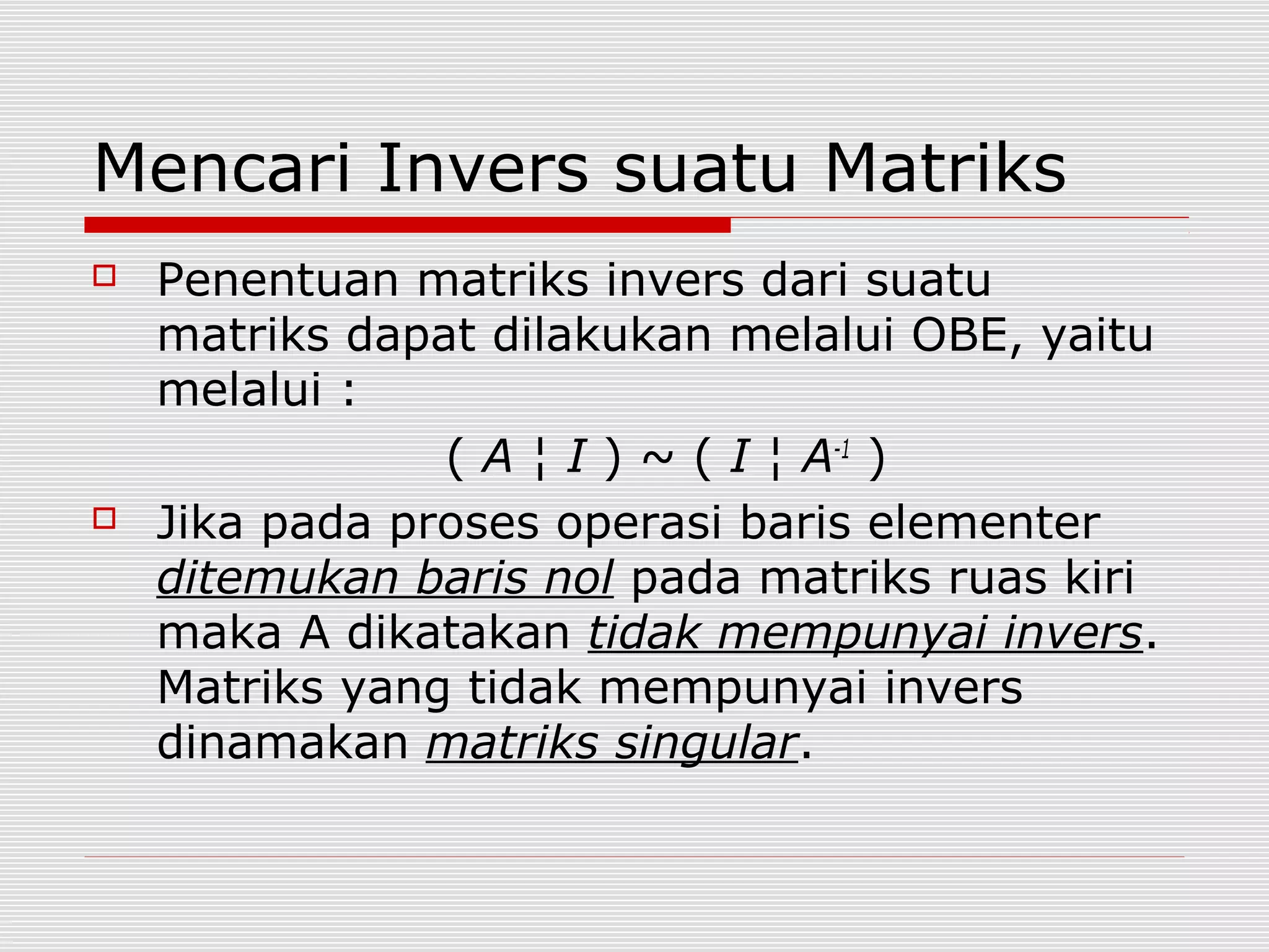 04 invers-matriks | PPT