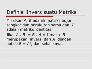 04 invers-matriks | PPT