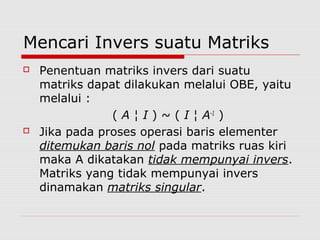 04 invers-matriks | PPT